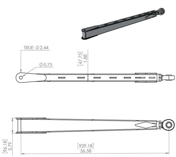 Universal radius arms with tabs – Oddball Motorsports